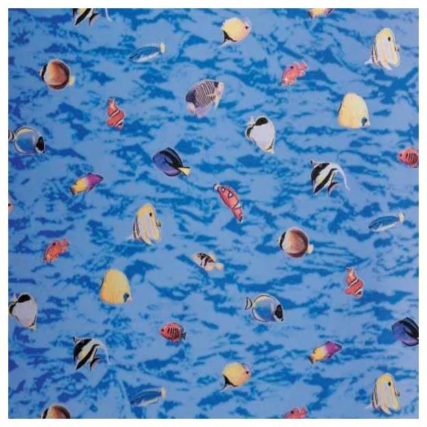 Samolepící fólie transparentní rybky - šíře 45 cm dekor 625