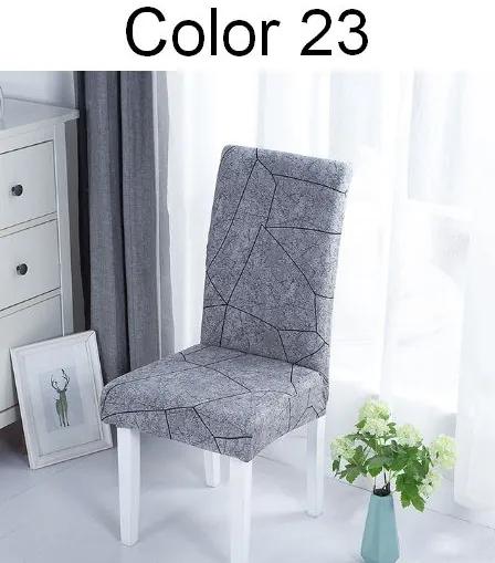 Různé elastické potahy na jídelní židle Varianta: Color 23