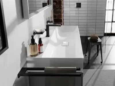 Hansgrohe - Umyvadlová baterie, CoolStart, EcoSmart, matná černá