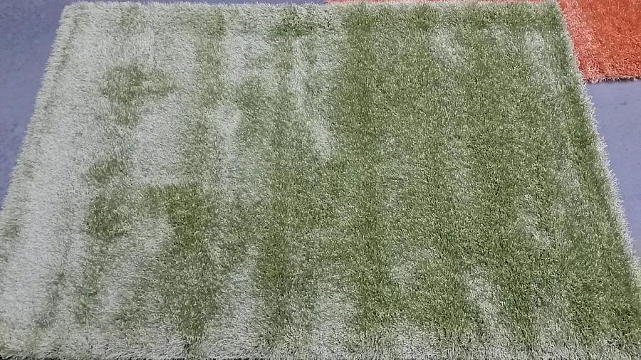 Kusový koberec SHAGGY OVO zelený 120x170