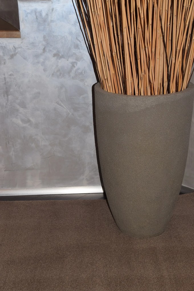 Lano, Kusový koberec Supersoft s bordurou 420 hnědý, 400x500, hnědá, chodba / předsíň