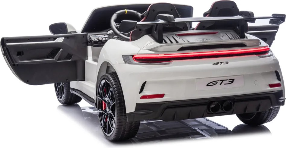 LEAN CARS Autíčko na baterii DK-P911 Porsche GT3 24 V, bílé