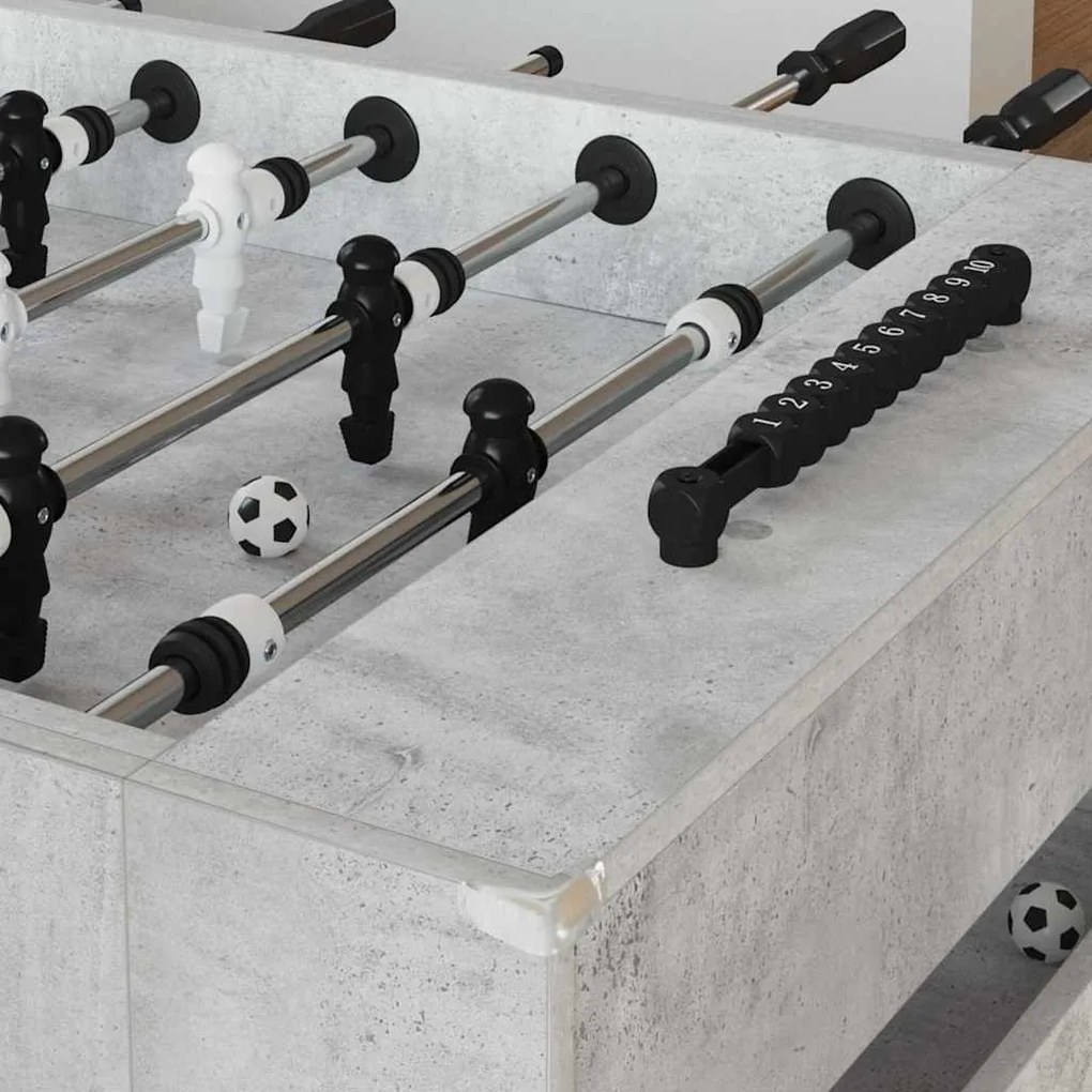 Stolní fotbálek Betonově Šedá 146,5 x 74 x 85 cm 3378202