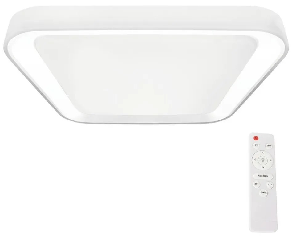 Milagro LED Stmívatelné stropní svítidlo QUADRO LED/66W/230V 3000-6000K bílá + DO MI2006