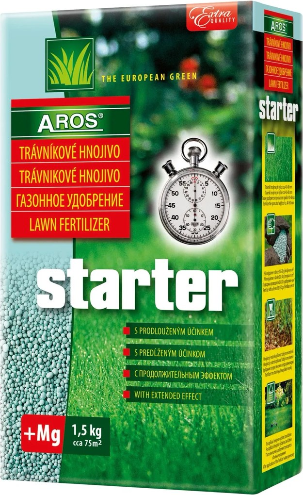 Aros Trávníkové hnojivo Starter 1,5 kg