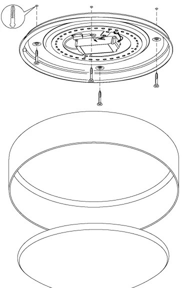 Eglo 96539 - LED Stmívatelné stropní svítidlo PALOMARO 1 1xLED/18W/230V