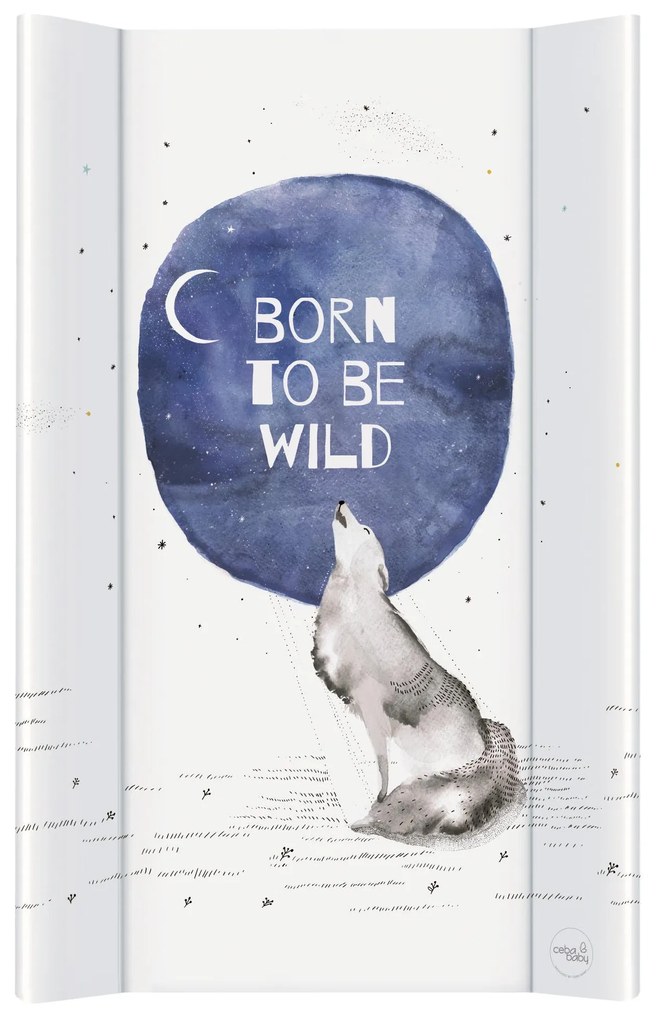 CEBA Podložka přebalovací 2-hranná MDF (50x80) Watercolor World Born to be wild