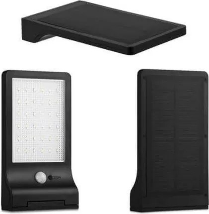 HÖFFTECH - LED Solární nástěnná lampa se senzorem LED/3,7V 2200 mAh IP44