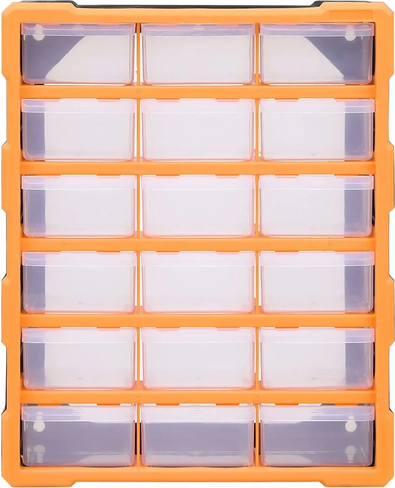 Organizér s 18 středně velkými zásuvkami 38 x 16 x 47 cm 149597