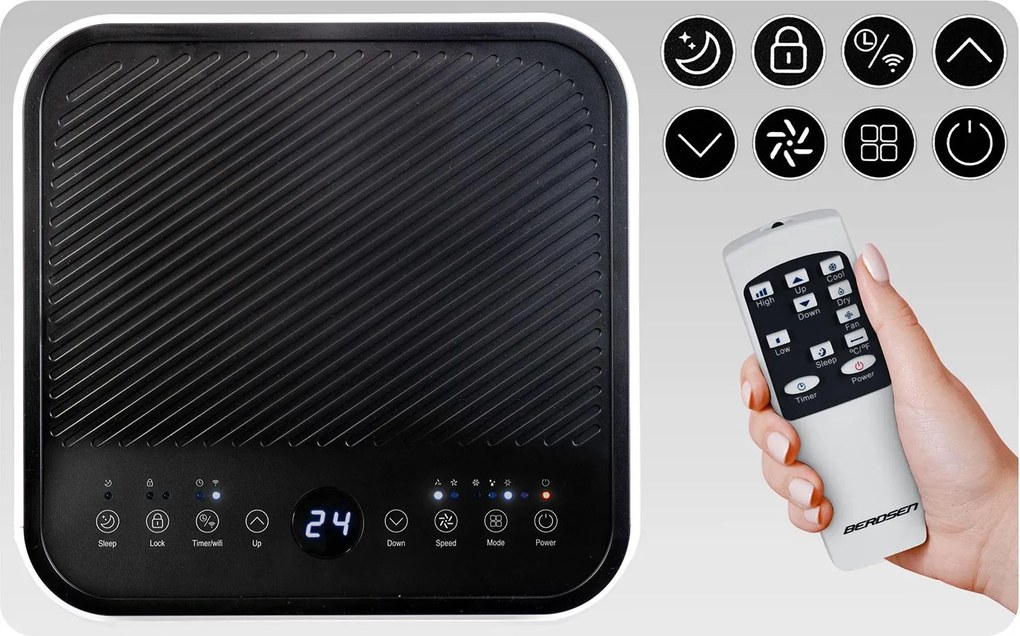 Přenosná klimatizace BD-583, 2600W | Berdsen