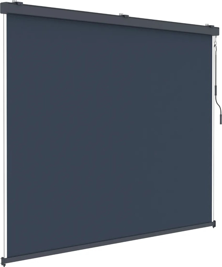 Boční zástěna pro bioklimatickou pergolu BestBerg BBP-W279 / 279 × 204 cm / šedá