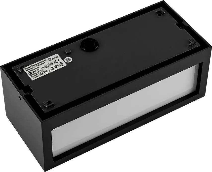 IMPR 731227 Deko-Light venkovní nástěnné přisazené svítidlo Rilongo offen Up and Down, 1x max. 15 W E27, tmavěšedá - DEKOLIGHT