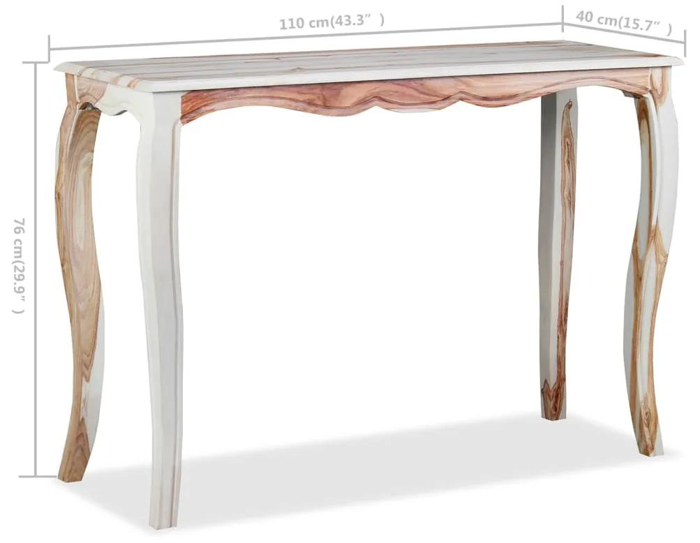 Odkládací stolek, masivní sheesham, 110x40x76 cm - Default Title