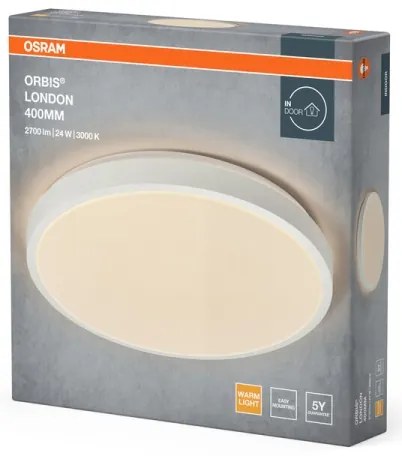 Osram - LED Stropní svítidlo ORBIS LONDON LED/24W/230V pr. 39,5 cm bílá