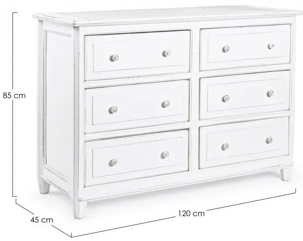 BIZZOTTO komoda se zásuvkami COLETTE 85x120 cm 0745082