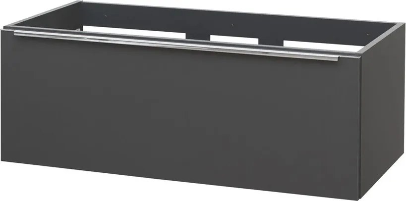 Mereo Mereo, Mailo, koupelnová skříňka 101 cm, bílá, dub, antracit, CN537S