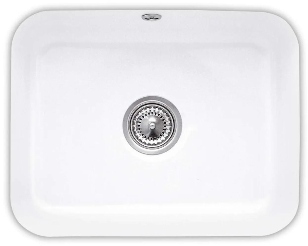 Villeroy & Boch - Keramický dřez 55x44 cm, CeramicPlus, alpská bílá 670601R1