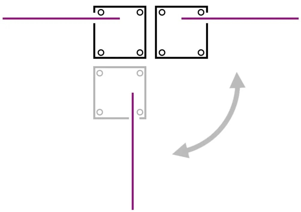 vidaXL Marketos Zatahovací boční markýza / zástěna červená 100 x 1000 cm