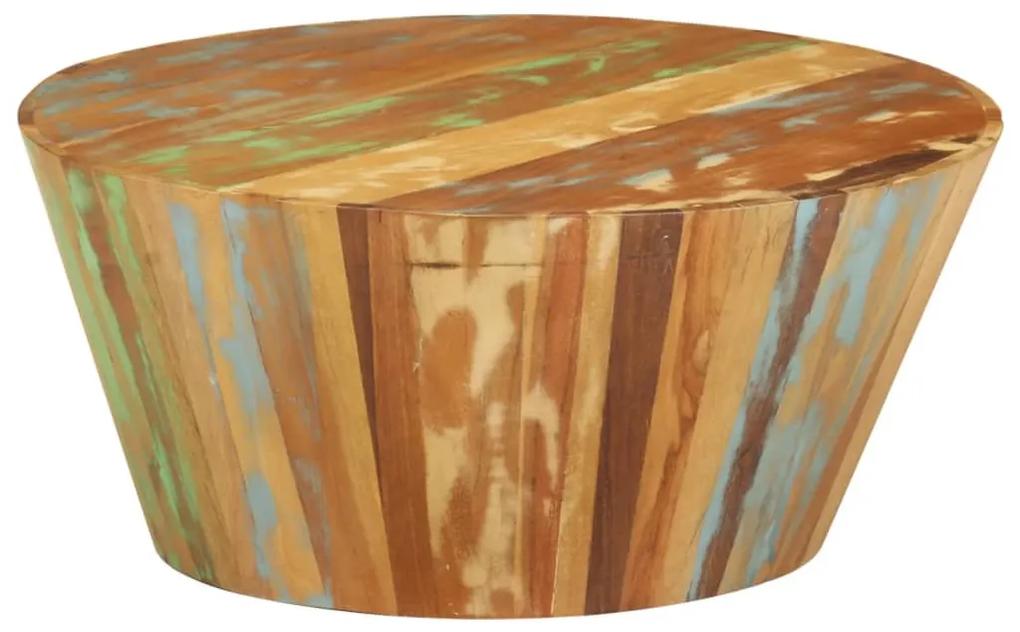 Konferenční stolek Ø 65 x 31 cm masivní recyklované dřevo - Default Title