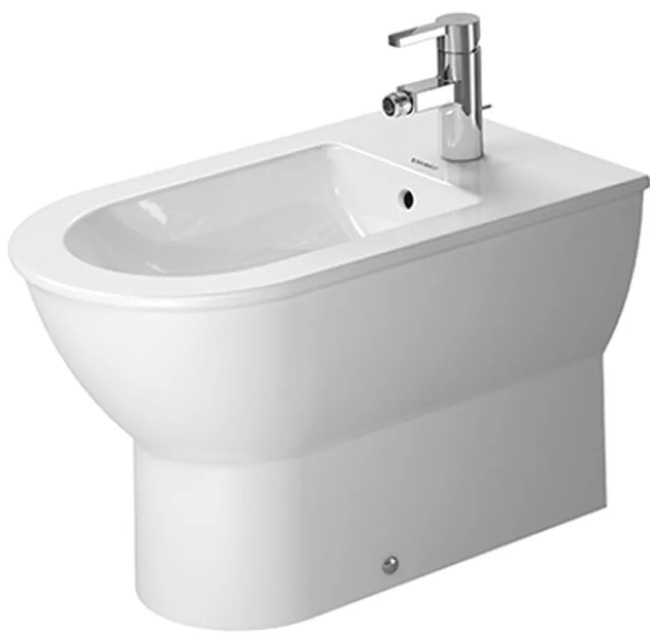 Duravit Darling New - Stojící bidet, 1 otvor pro armaturu propíchnutý, 37 x 63 cm, bílý 2251100000