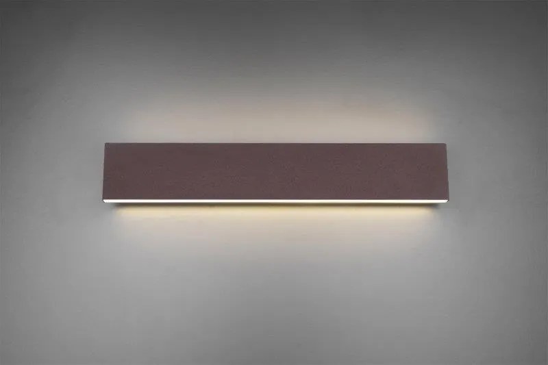TRIO 225174724 Concha Nástěnné svítidlo 470mm LED 2x9W / 2x900lm 3000K Hrdzavá, bílá, Switchdimmer Efektní interiérová nástěnná svítidla