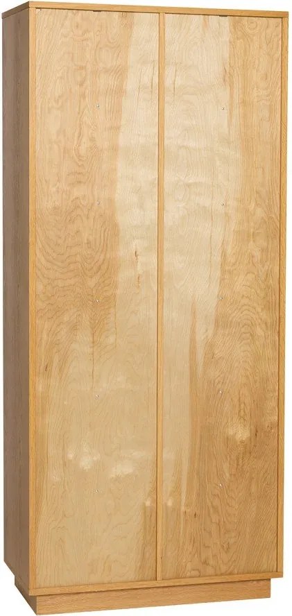 Knihovna v dekoru dubu v přírodní barvě 80x180x30 cm Disco – Hübsch