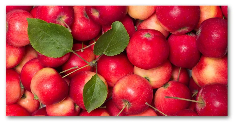 Wallmuralia Foto obraz akrylový Červené jablko 140x70 cm