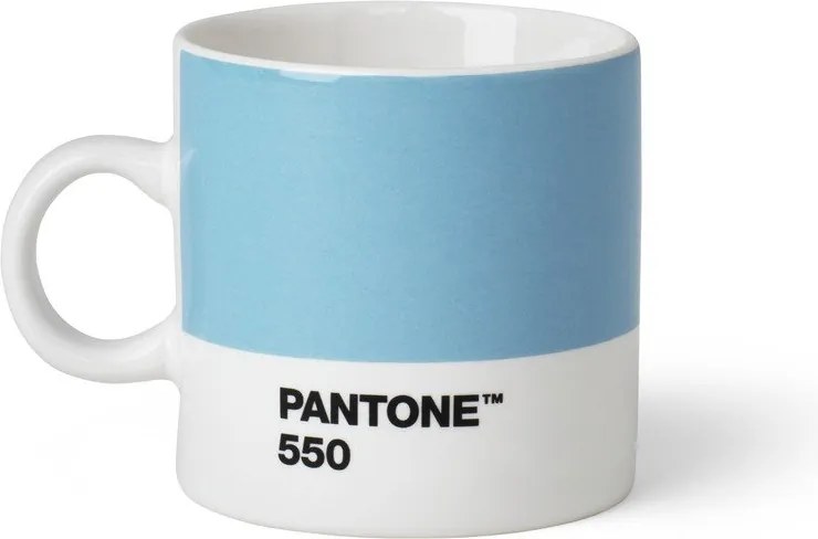 Světle modrý porcelánový šálek na espresso 120 ml Light Blue 550 – Pantone