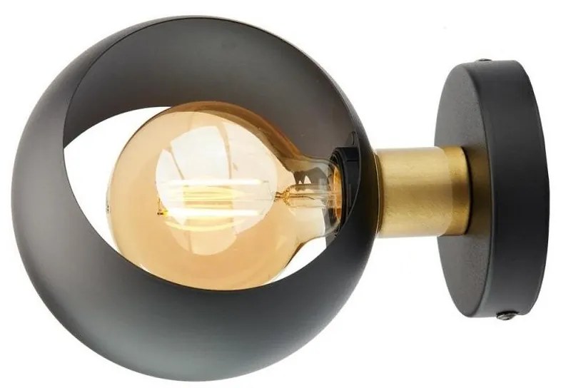 Nástěnné svítidlo CYKLOP 1xE27/60W/230V černá