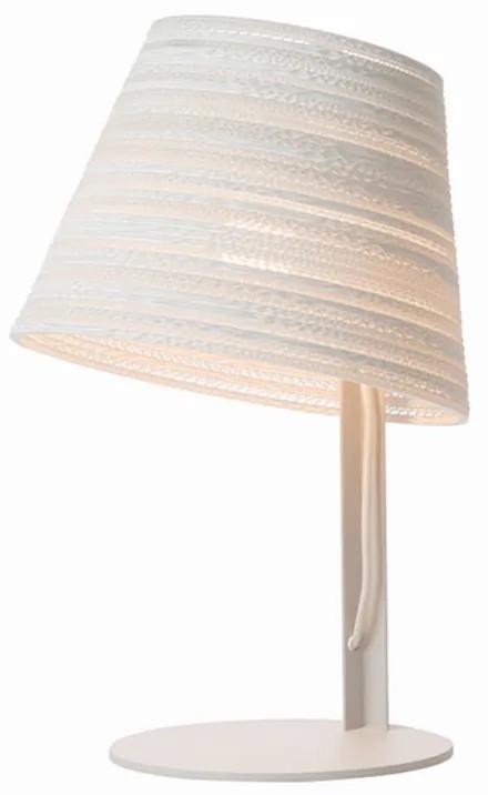 Stolní lampička z kartonu Tilt Table Dekor: Bílý
