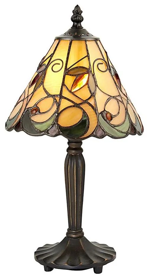 Endon 64196 - Stolní lampa Tiffany JAMELIA 1xE14/40W/230V pr. 20 cm