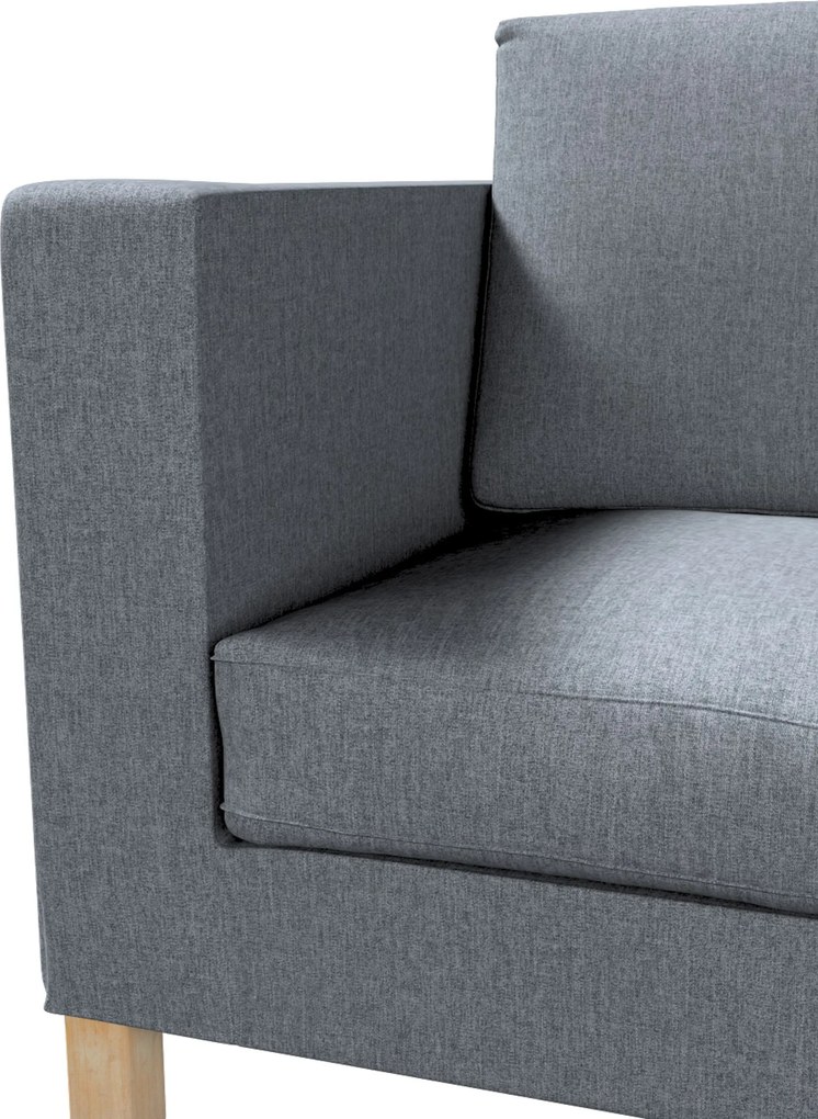 Potah na pohovku IKEA Karlanda 2-místná, krátký barva šedá látka pletený vzor