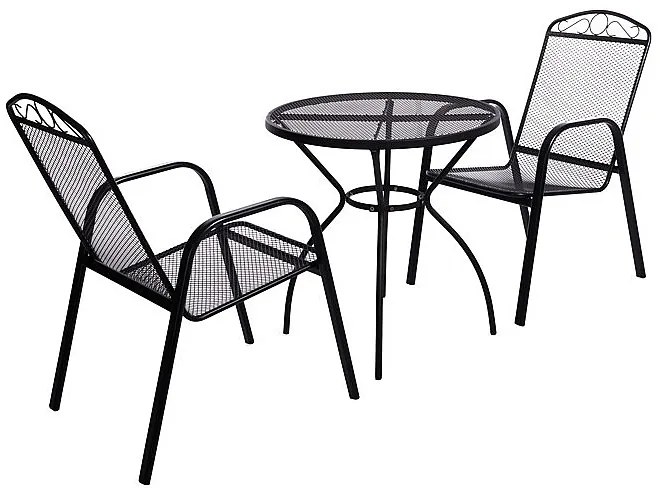 DEOKORK Kovový stůl STEEL (ø70 cm)