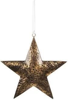 Vánoční kovová ozdoba STAR