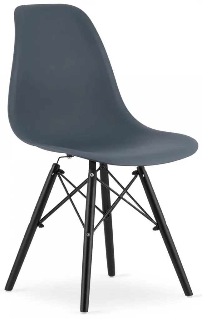 SUPPLIES OSAKA Skandinávská Jídelní židle - tmavě šedá barva