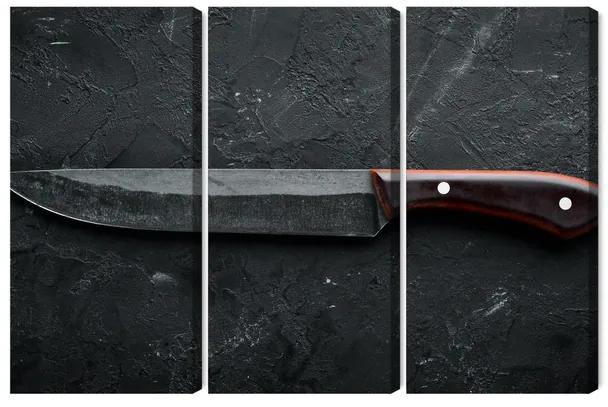 Vícedílný obraz Starý Kuchyňský Nůž Nedostatek Nedostatek Plátno Canvas 120x80