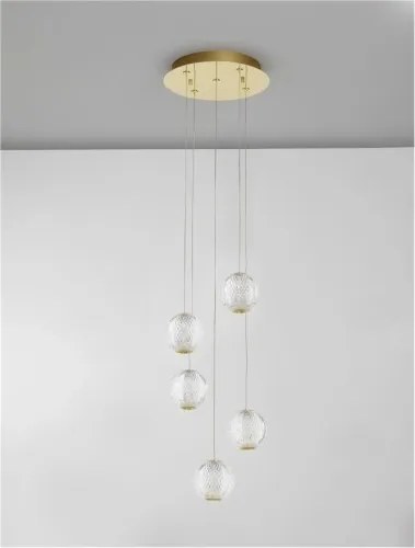 Závěsné LED svítidlo NOVA LUCE BRILLANTE 26W 3200K 9695209 stmívatelné Triac