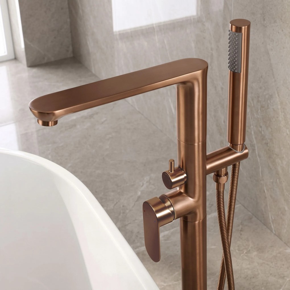 Rea, Volně stojící baterie Rea Logan Brush Copper, REA-B2220
