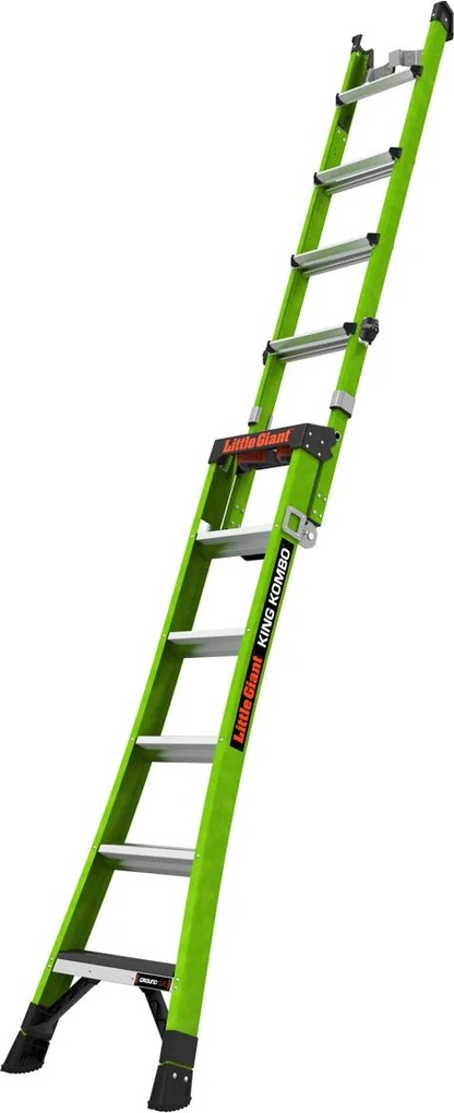 Little Giant | King Kombo XT – kombinovaný žebřík 3v1 pro práci v rozích a na schodech
