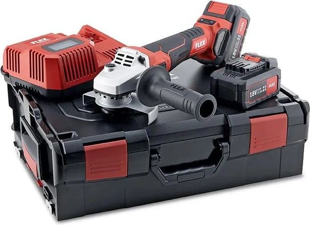 Flex Aku-úhlová bruska s regulací otáček a brzdou 18,0 V, 125 mm LBE 125 18.0-EC/5.0 Set