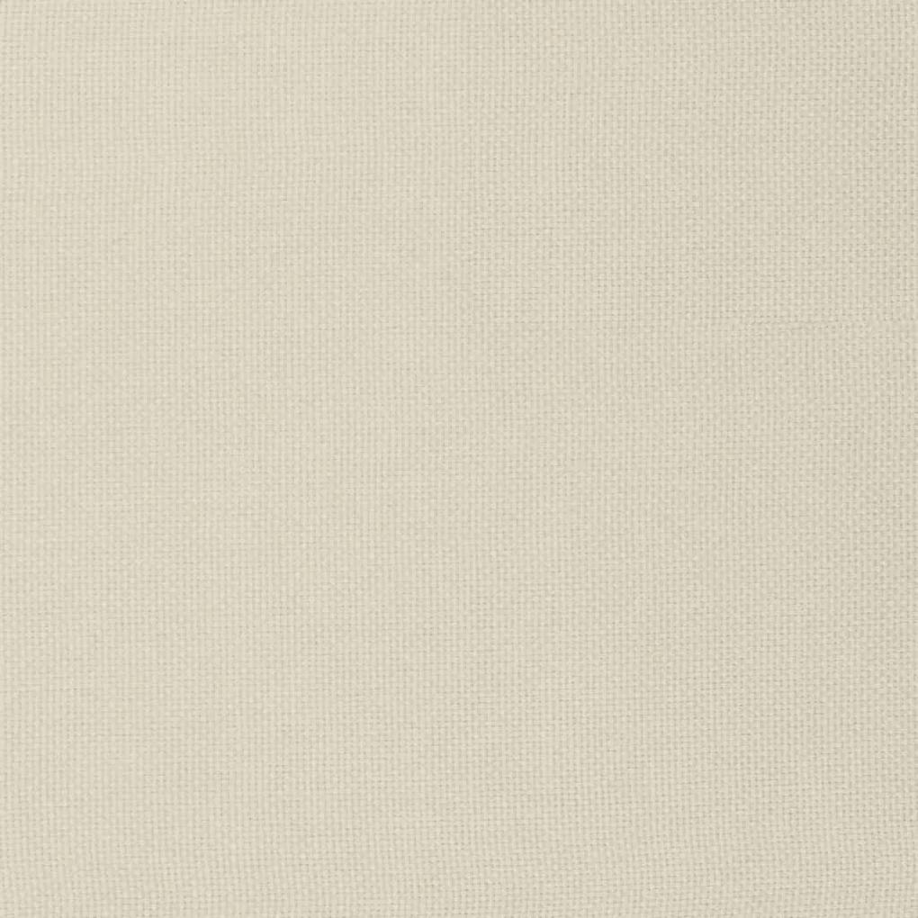 vidaXL Podnožka 51 x 41 x 40 cm textil [351062] Barva: krémová