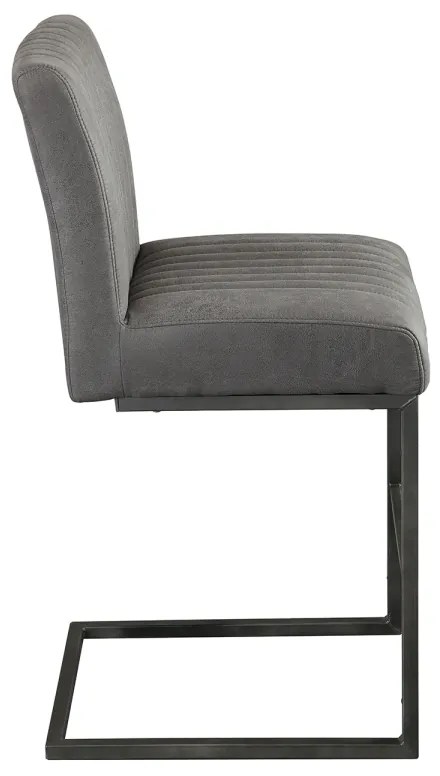 Designová barová židle Boss II antik šedá