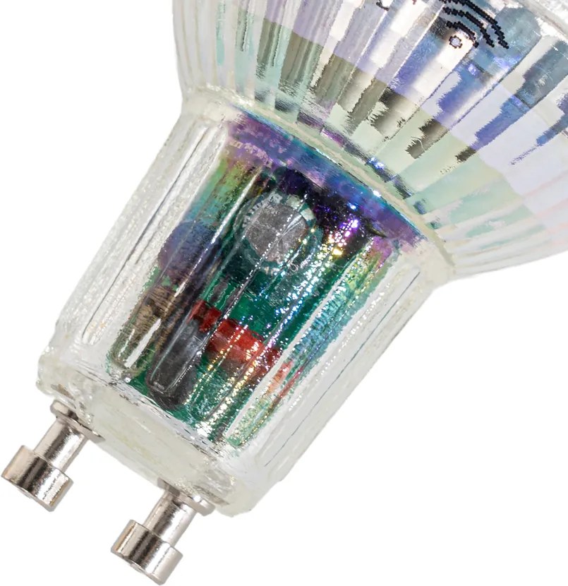 Sada 5 chytrých LED žárovek GU10 jasných RGBW 4,5W 350 lm 2700-6000K