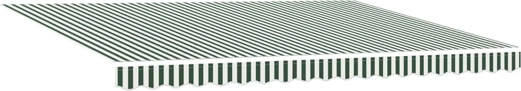 Rám markýzy Zelená a bílá 450 × 300 cm 3331079