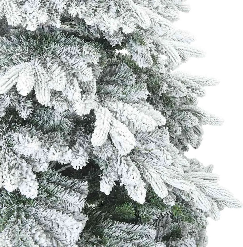 Umělý vánoční stromeček s 150 LED diodami Bílá 150 cm PE a PVC 3397597
