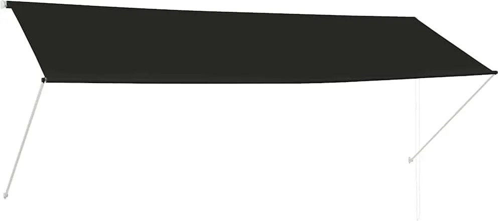 Zatahovací markýza antracitová 350 x 150 cm 143762