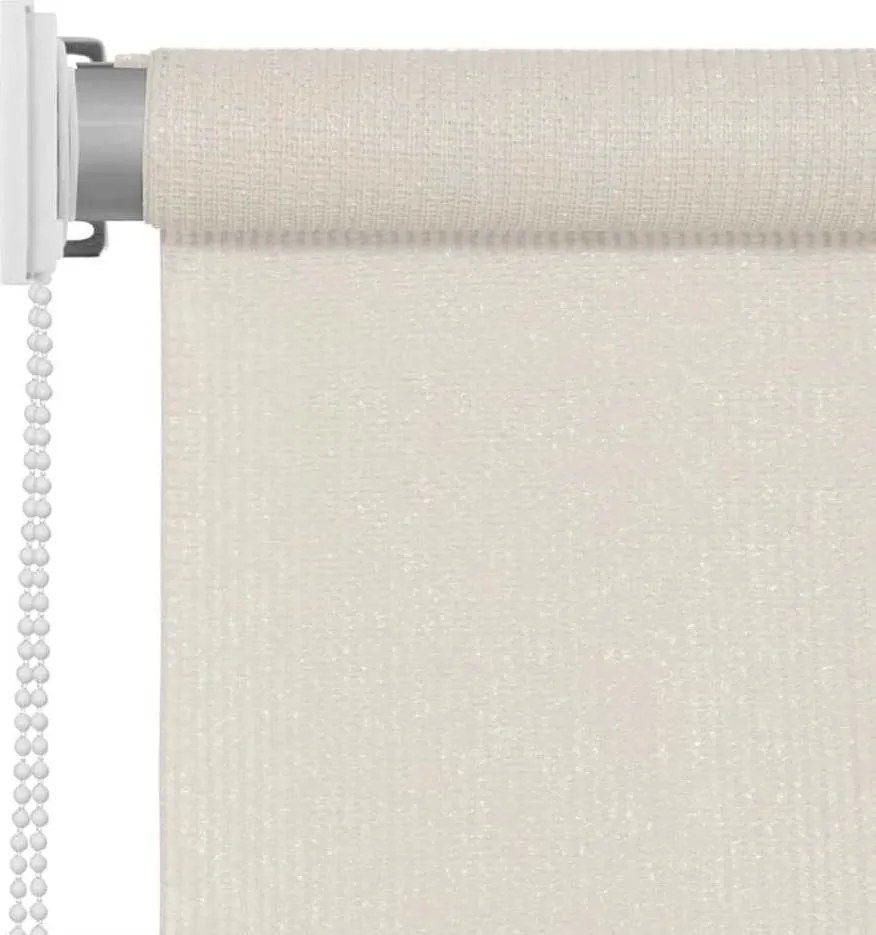vidaXL Venkovní roletová žaluzie 90 % blokování UV 200 x 140 cm [43443] Barva: krémová
