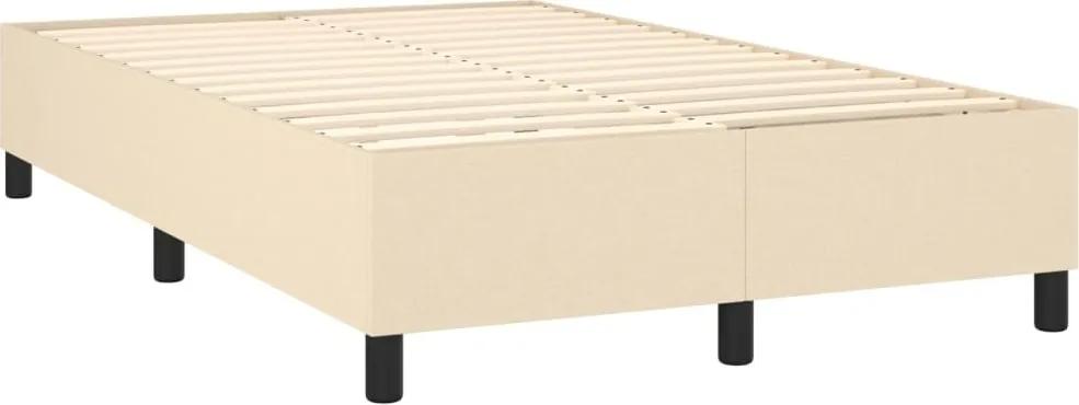 vidaXL Box spring postel s matrací 120x200 cm textil [3141606] Barva: taupe