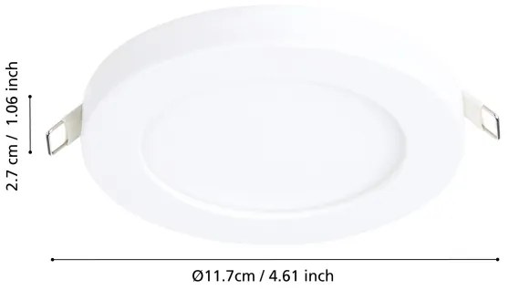 Eglo 900932 - LED Podhledové svítidlo FUEVA FLEX LED/5,5W/230V 3000K bílá