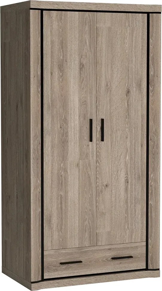 DALLAS t | šatní skříň D20 | 97 cm | dub trufla